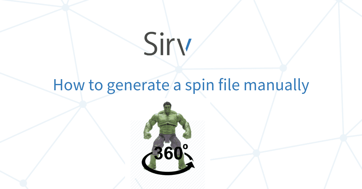 Create a 360 spin from any set of images